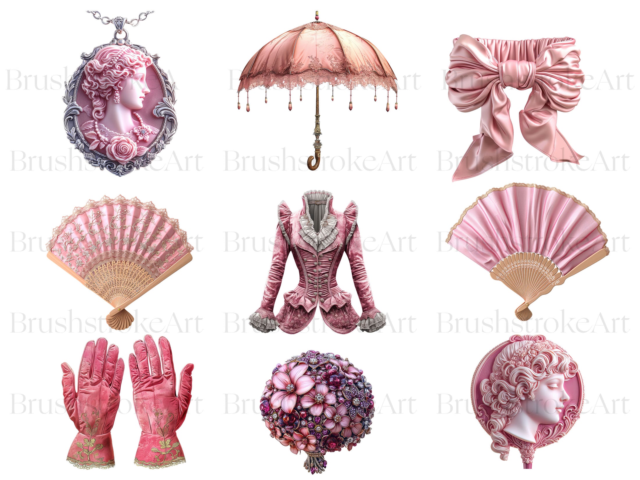 Antique Pink Fashion Clipart, Vintage Hats, Victorian Clothing, Fashio ...
