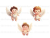 Christmas Angel Clipart, Baby Angel PNG, Cute Angel Clipart – Clipartset