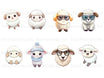Cute Sheep Clipart, Baby Sheep, Fluffy Sheep, Cute Lamb PNG – Clipartset