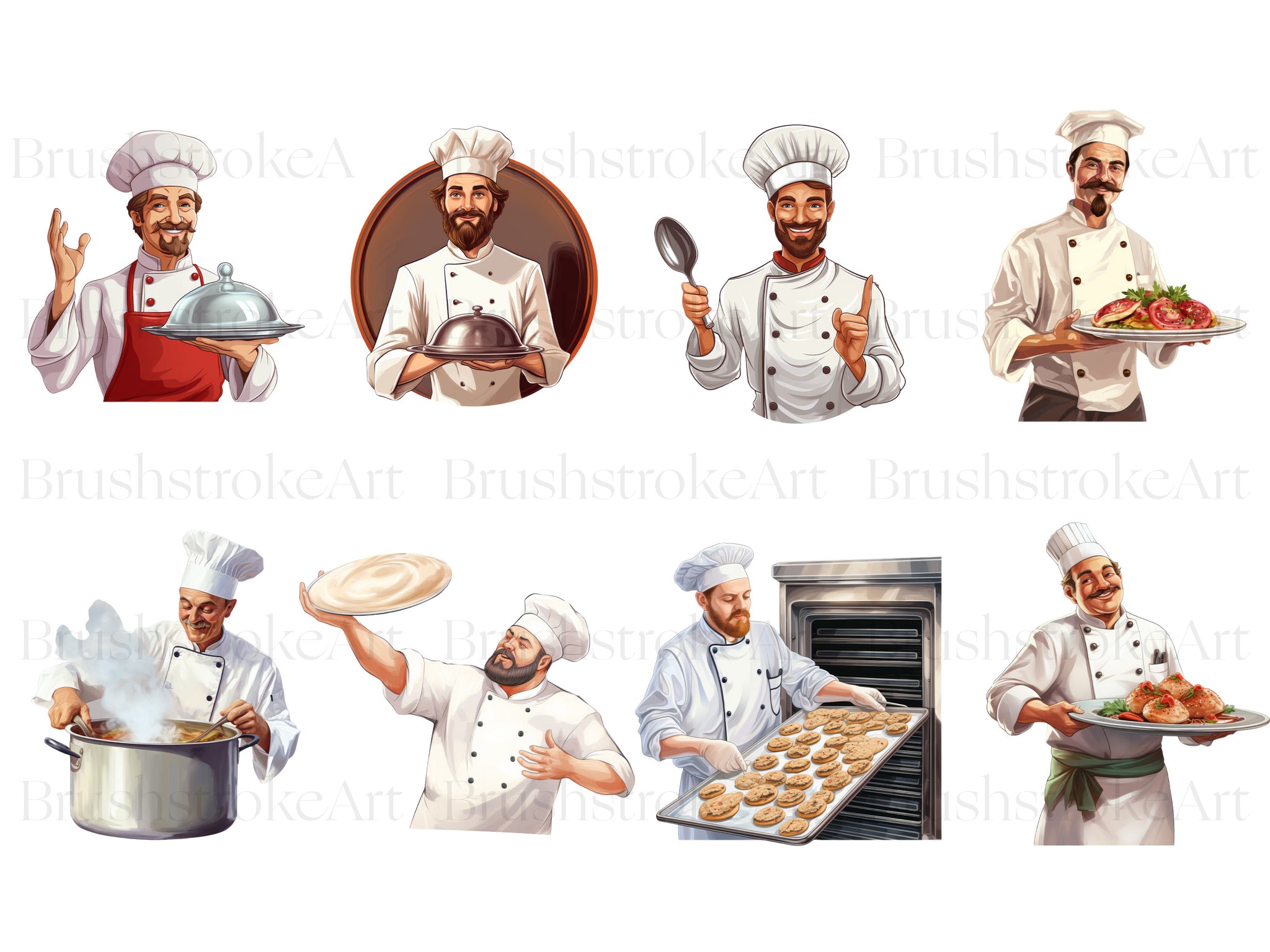 Cooking Clipart, Kitchen Utensils, Baking Tools, Chef PNG – Clipartset