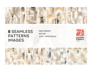 Beige Grid Seamless Pattern, Architectural, Modern Design – Clipartset