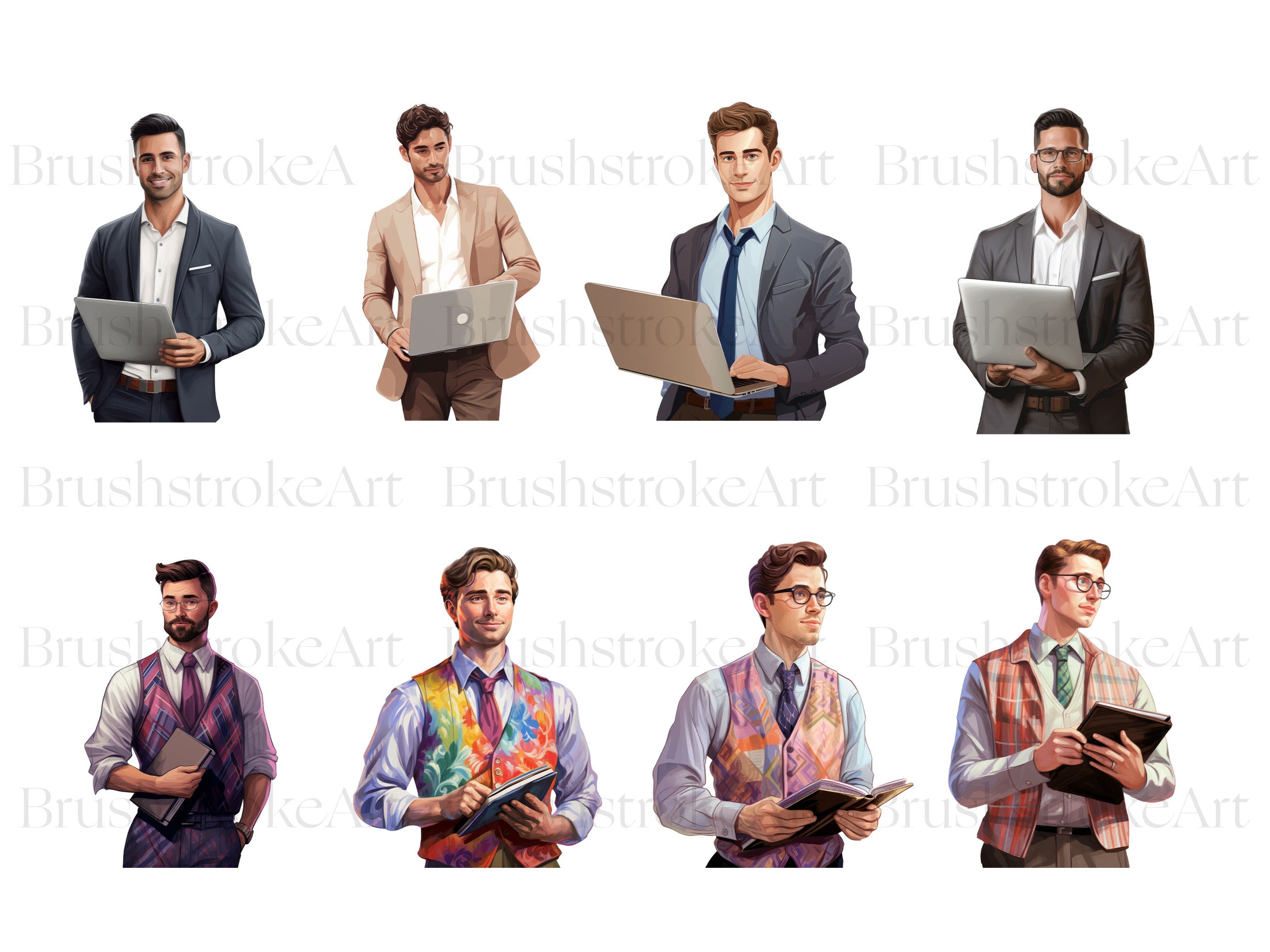 Businessman Clipart, Boss, Man Clipart, Gentleman Clipart – Clipartset