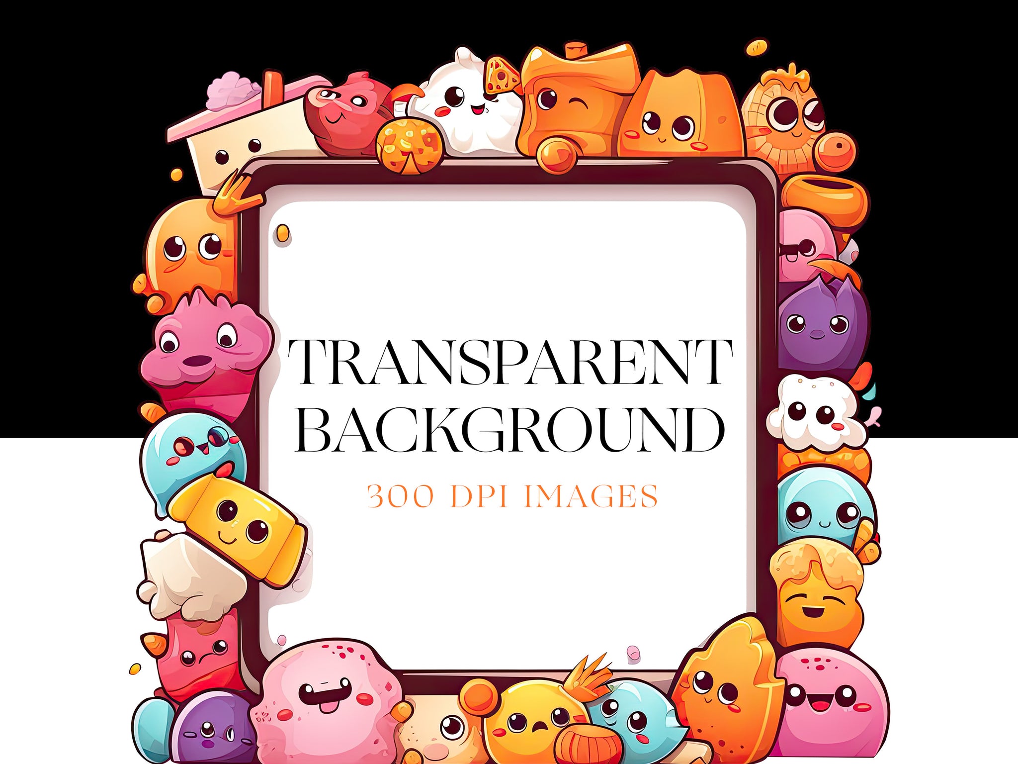 Kawaii Cinema, Theatre, Movie Party, Popcorn, Film, Ticket – Clipartset