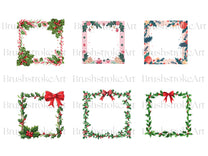 Christmas Border Clipart, Christmas Frame, Digital Border – Clipartset