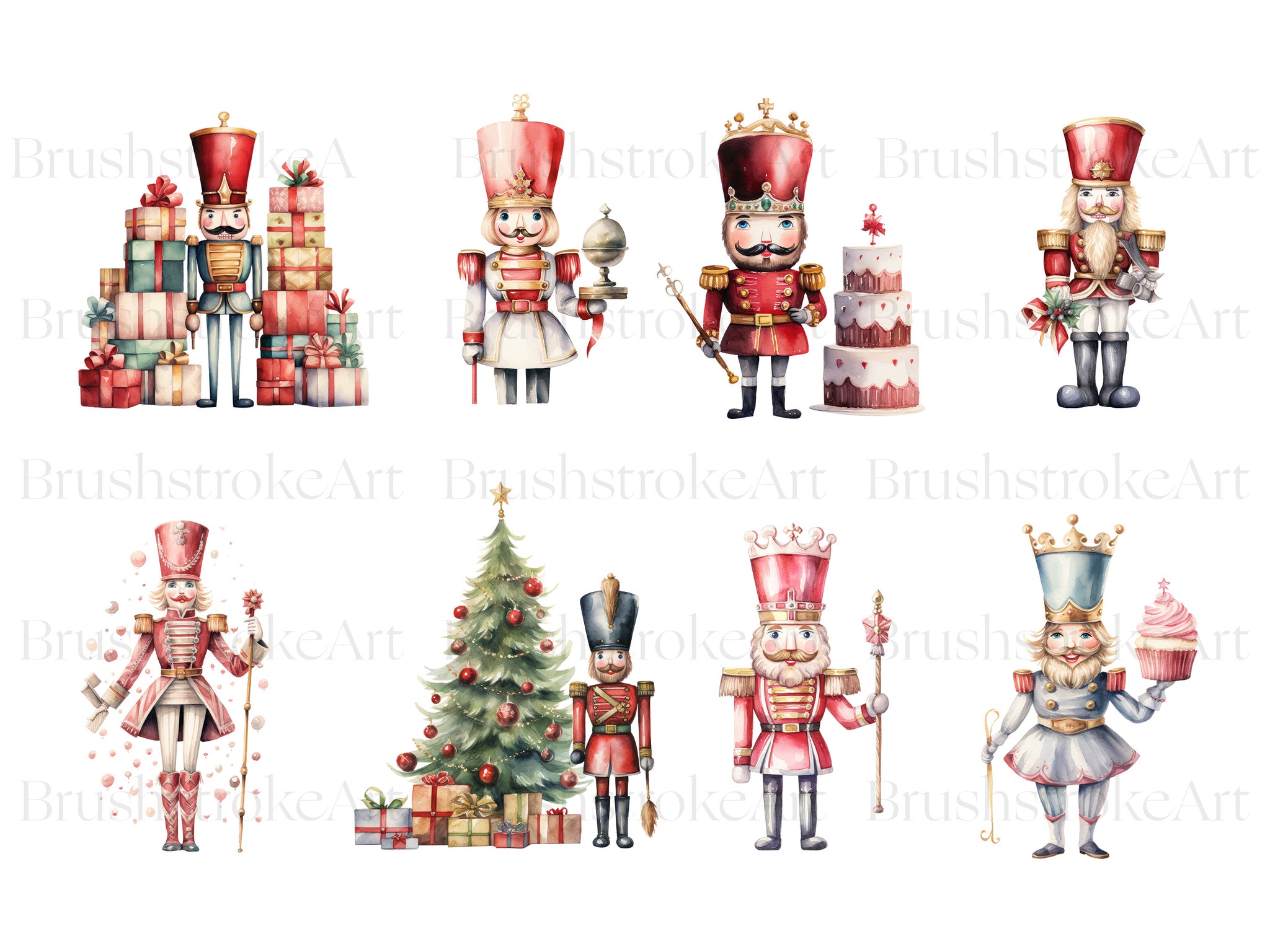 Christmas Nutcracker Clipart, Vintage Nutcracker PNG, Fairytale Christ ...