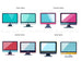 Computer Monitor Clipart, Computer Screen, Tech Graphics – Clipartset