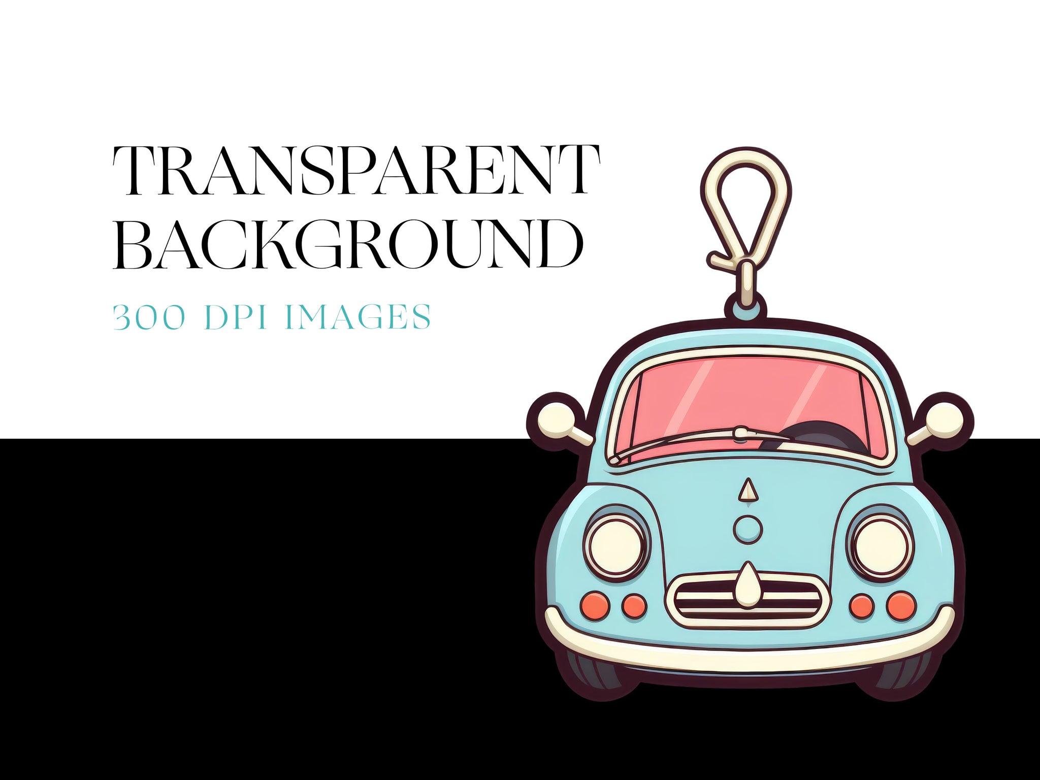 Cute Car Clipart, Yellow Car, Kawaii Car PNG, Colorful Cars – Clipartset