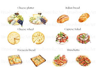 Italian Food Clipart, Pizza PNG, Spaghetti Clipart, Pasta – Clipartset