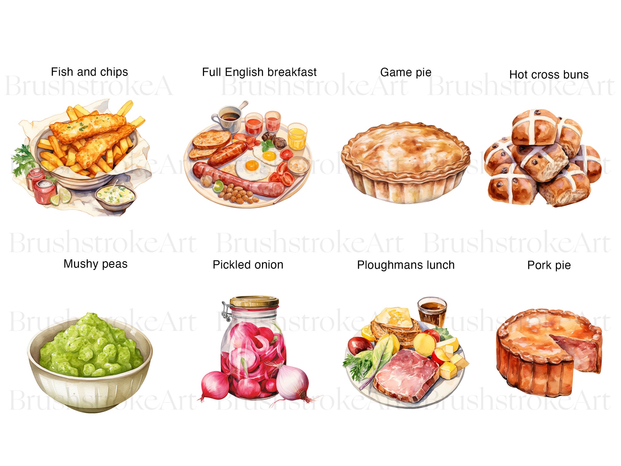 British Food Clipart, Fish and Chips, Scotch Egg, Food PNG – Clipartset
