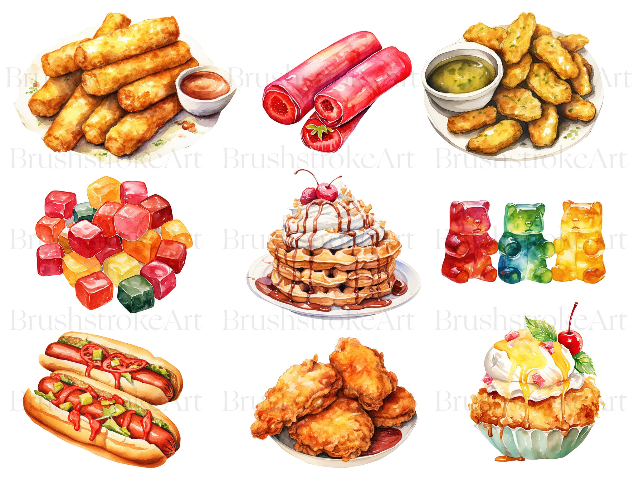 81 Junk Food Clipart, Donut, Pizza, Soda, Drinks, Burger PNG – Clipartset