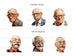 Grandpa Clipart, Old Men, Old Man Clipart, Funny Old People – Clipartset