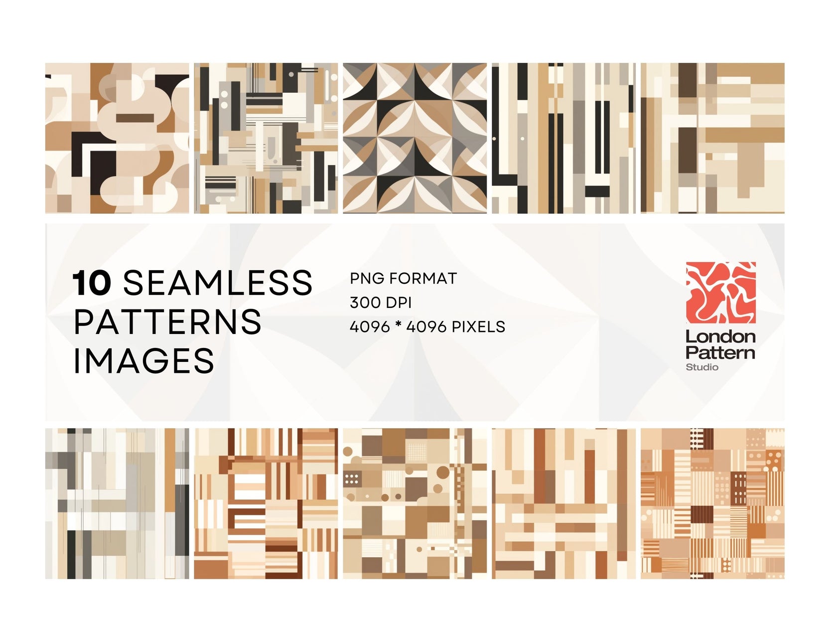 Grid Seamless Pattern, Grid Wallpaper, Seamless Pattern – Clipartset