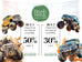 Watercolor Monster Truck Clipart, Watercolor Monster Truck Clipart, Big ...