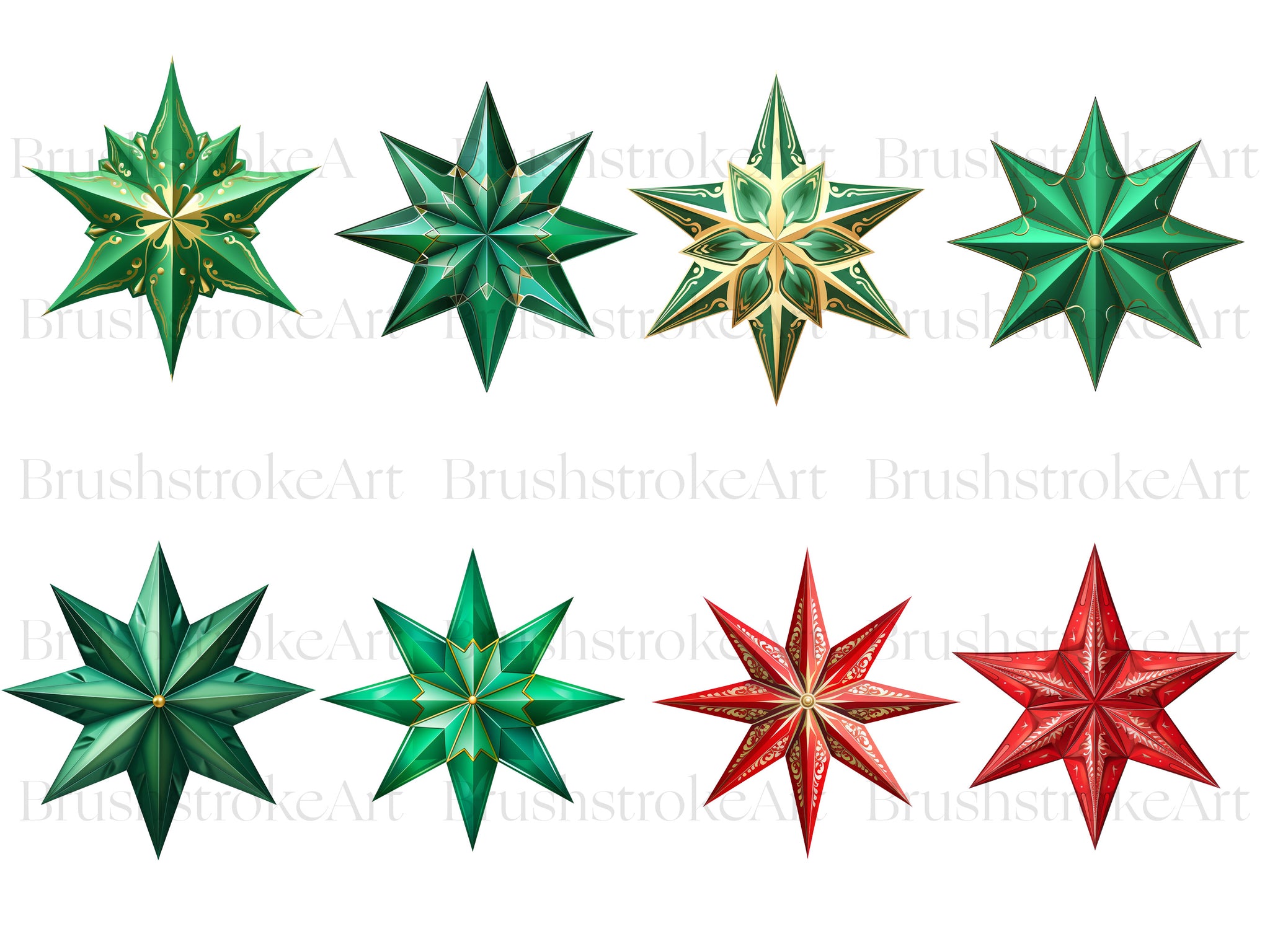Christmas Star Clipart, Gold Star, Christmas Tree, Star PNG – Clipartset