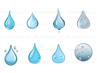 Rain Cloud Clipart, Rainbow PNG, Weather Clipart, Rainy Day – Clipartset
