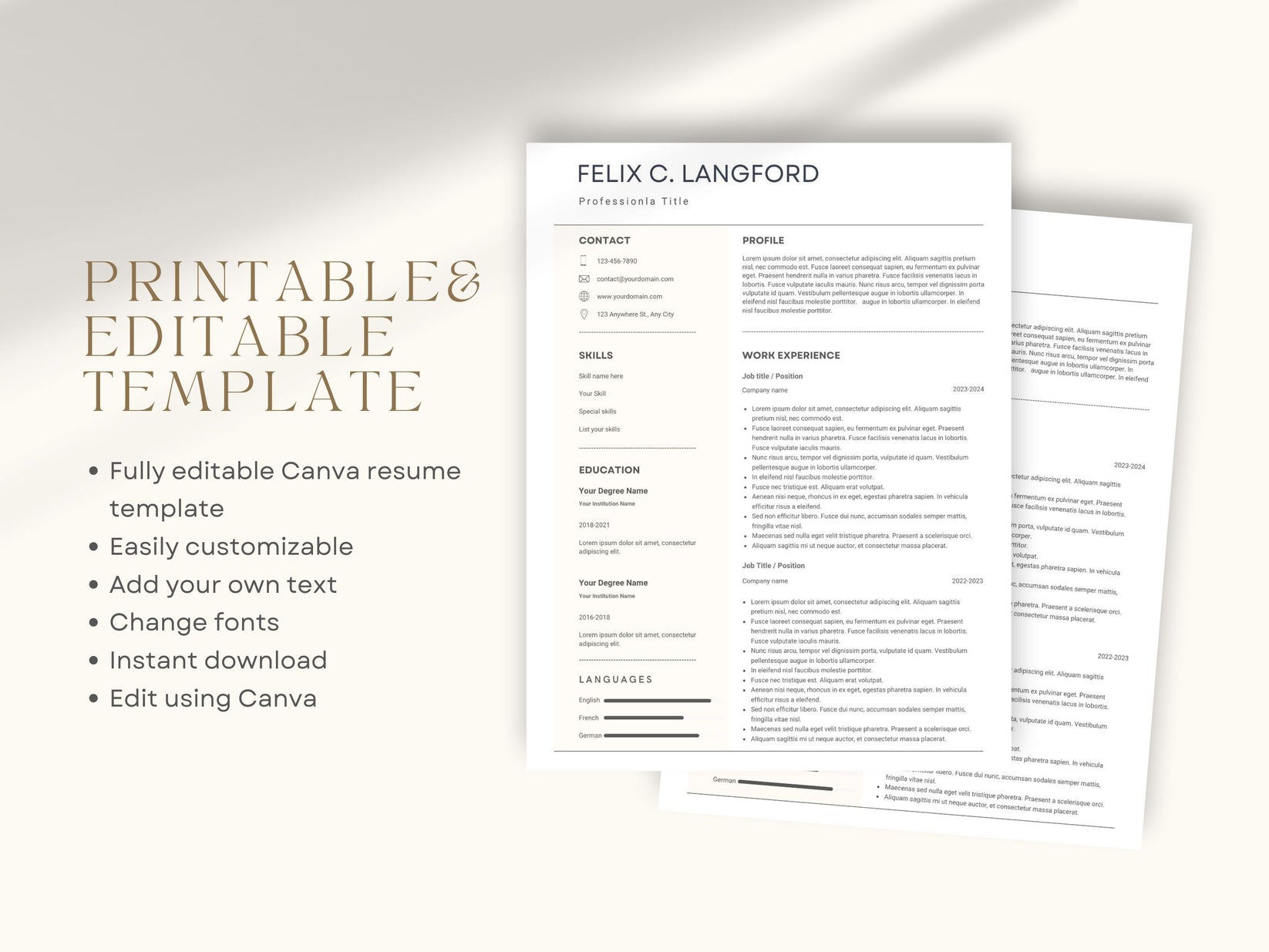 Canva Resume Template CV Format Student Resume Biodata Clipartset canva-resume-template-cv-format-student-resume-biodata-clipartset