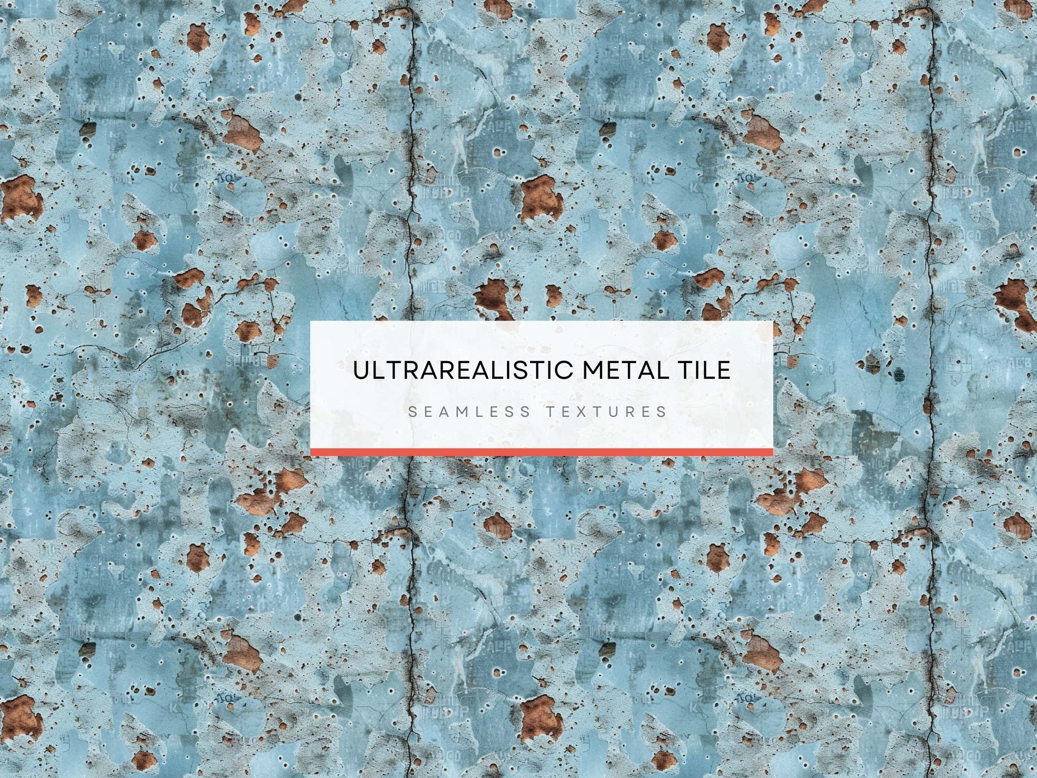 Ultrarealistic Metal Tile Texture, Light Blue Steel Texture – Clipartset