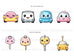 Cute Car Clipart, Yellow Car, Kawaii Car PNG, Colorful Cars – Clipartset