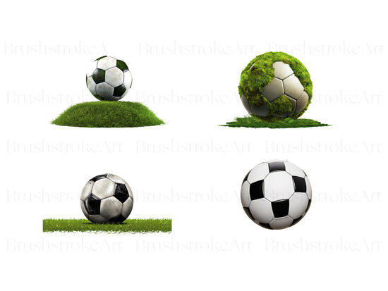 Watercolor Football Clipart, Soccer PNG, Football Player – Clipartset