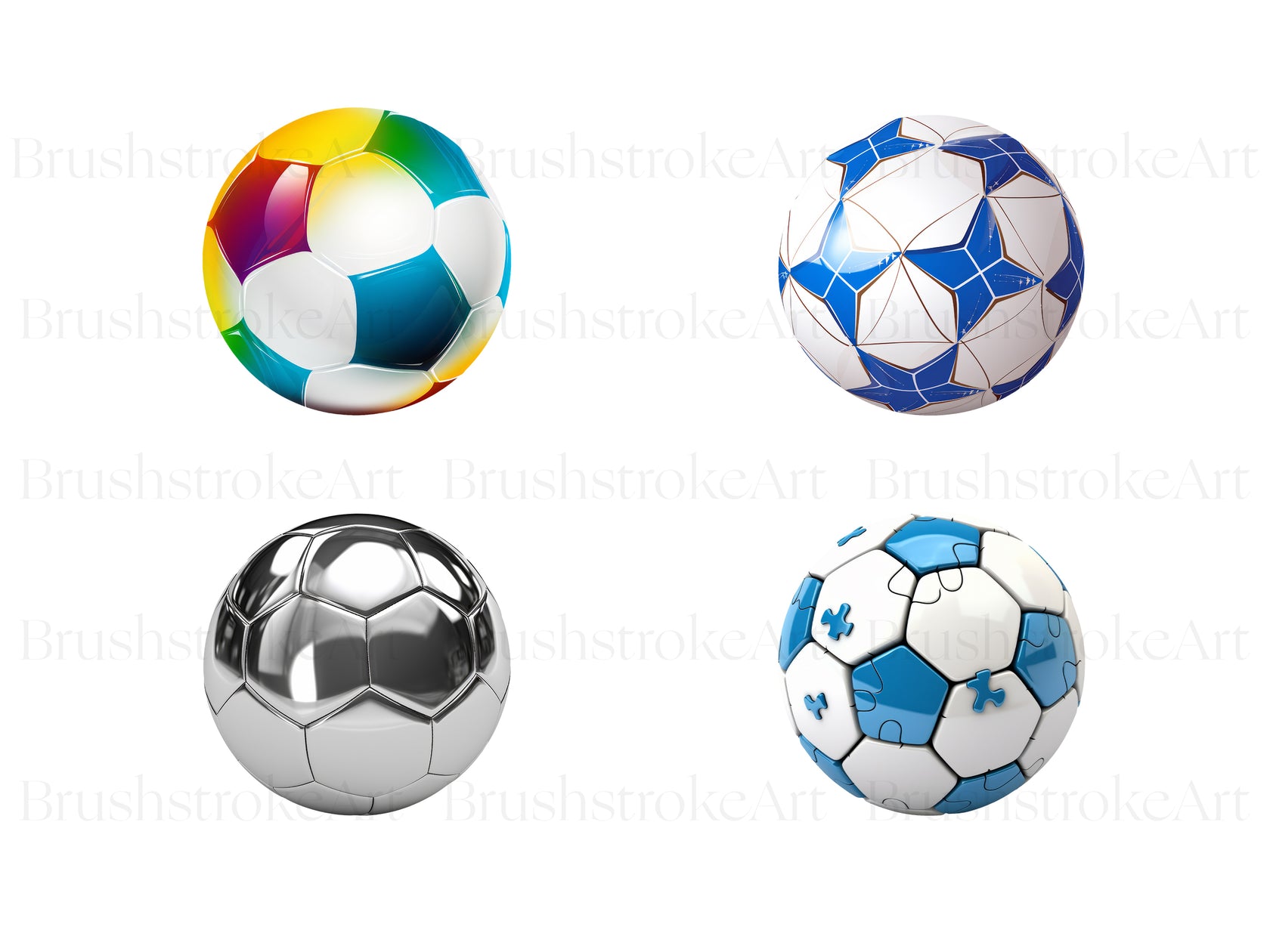 Soccer Ball Clipart, Football, Soccer Birthday Gift, Soccer – Clipartset