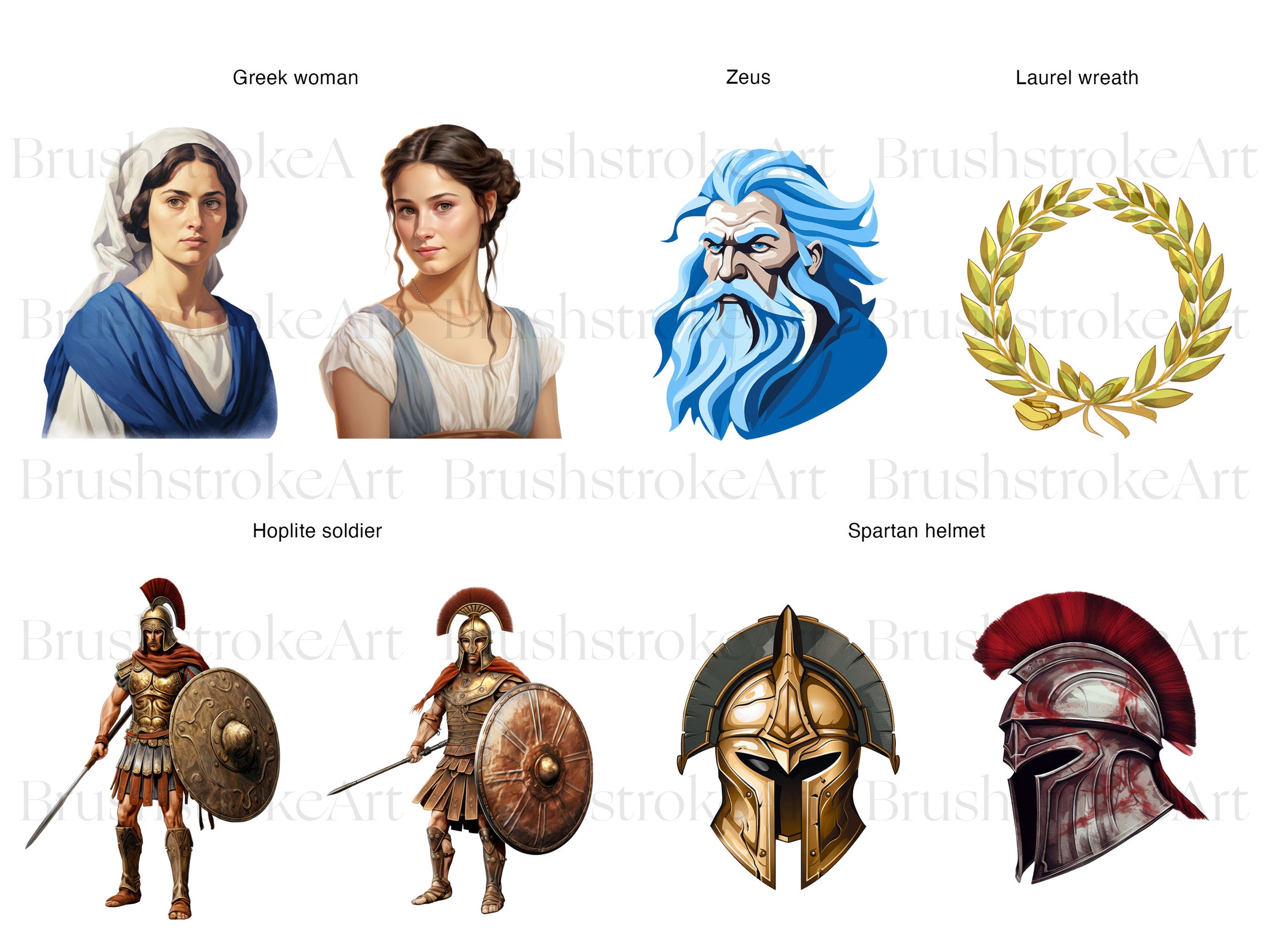 Ancient Greece Clipart, Greek Religion, Greek Gods, Zeus – Clipartset