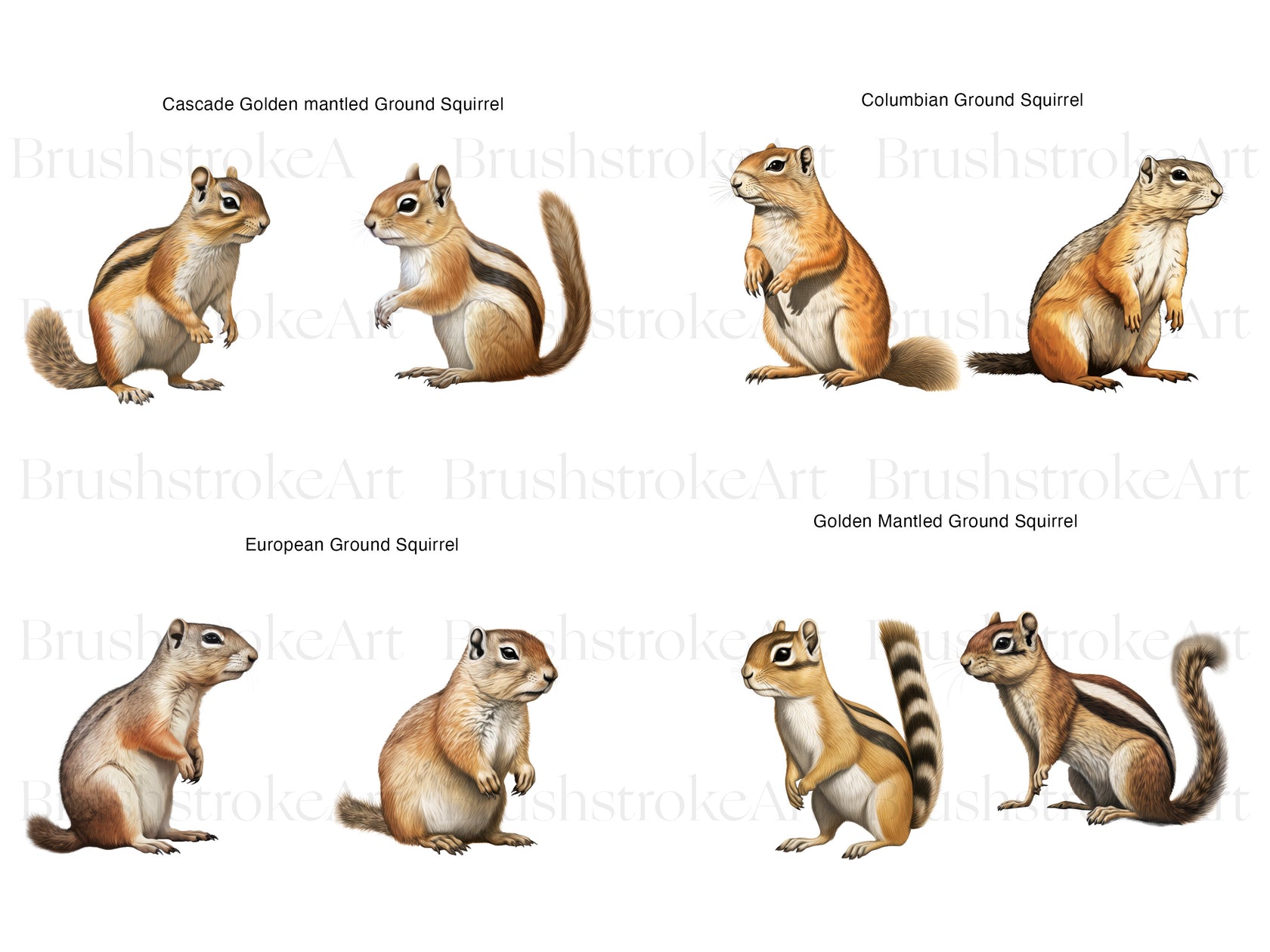 Ground Squirrel Clipart, Speckled Squirrel PNG, Chipmunk – Clipartset