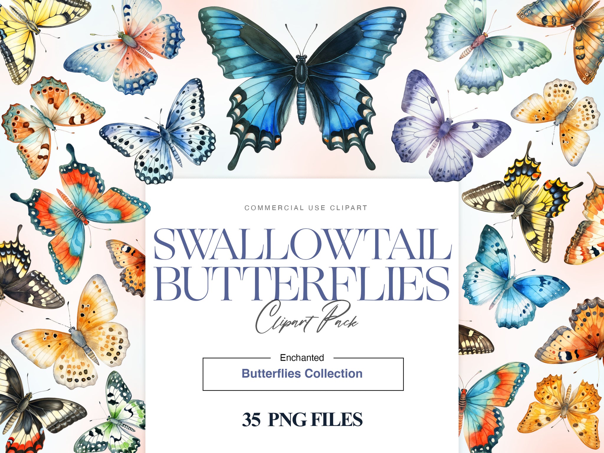 Swallowtail Butterfly Clipart, Tiger Swallowtail, Butterfly – Clipartset