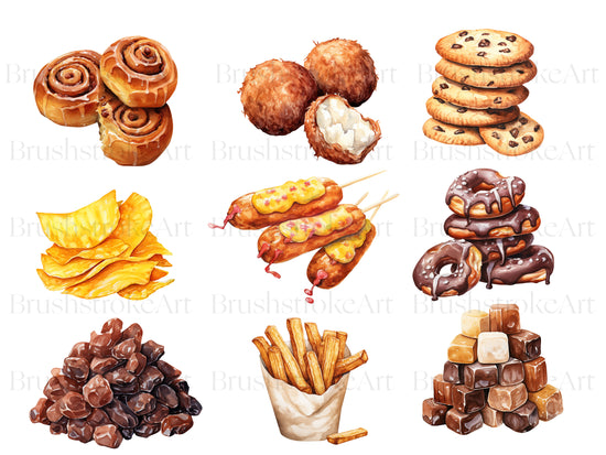 81 Junk Food Clipart, Donut, Pizza, Soda, Drinks, Burger PNG – Clipartset