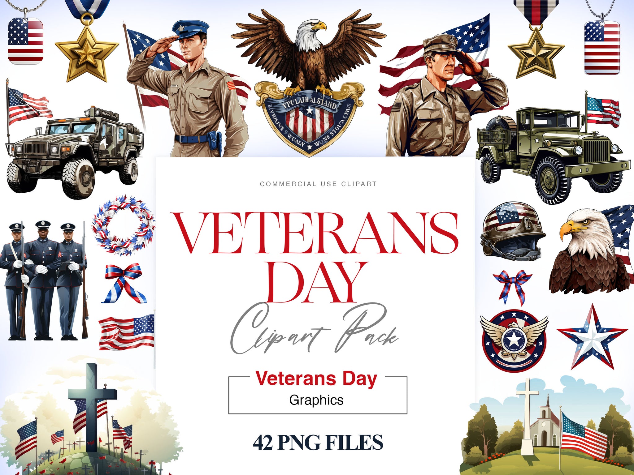 Veterans Day Clipart, Patriotic, Memorial Day, Soldier PNG – Clipartset