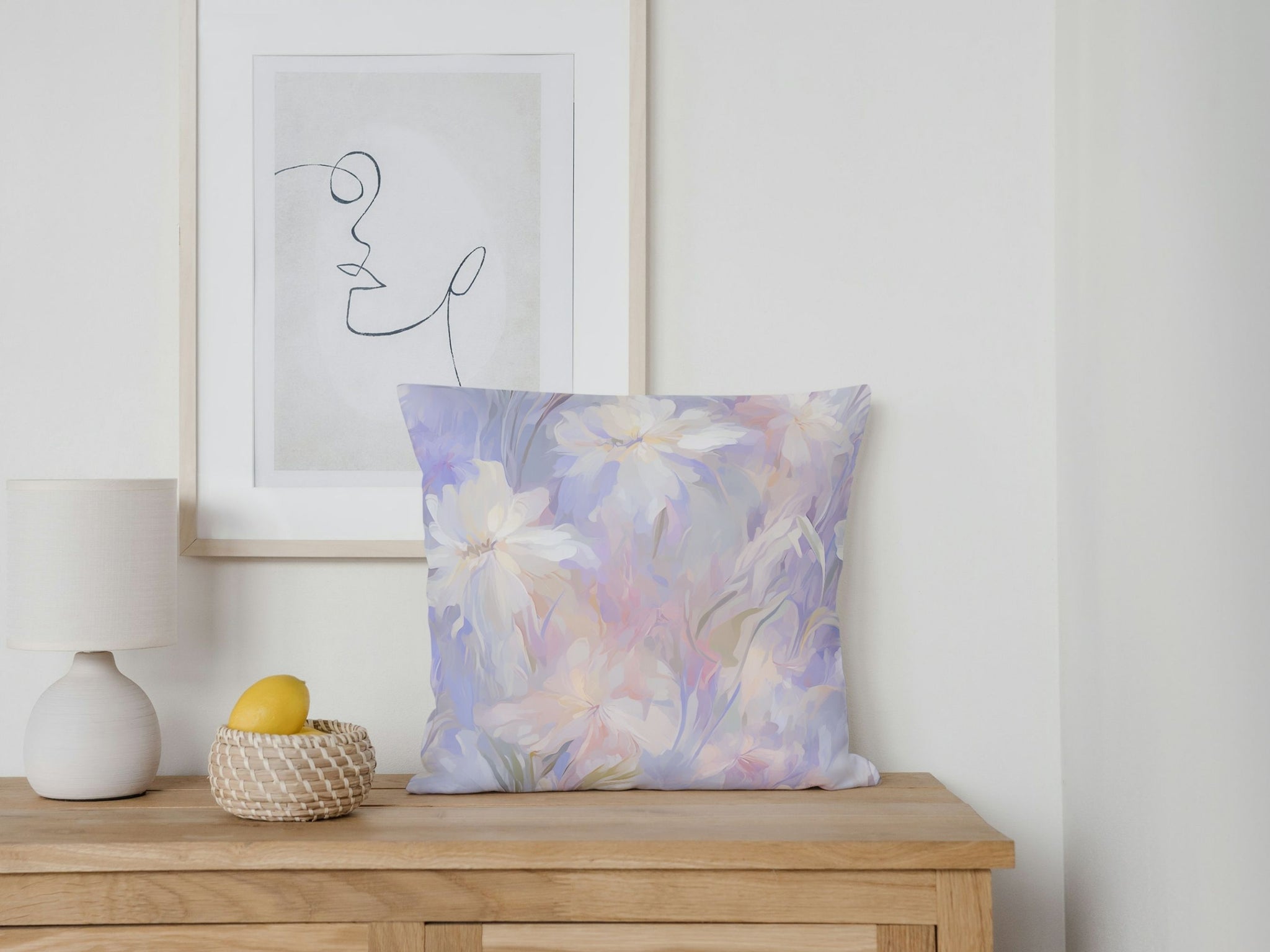 Soft Light Floral Symphony Seamless Patterns, Wallpaper Design – Clipartset