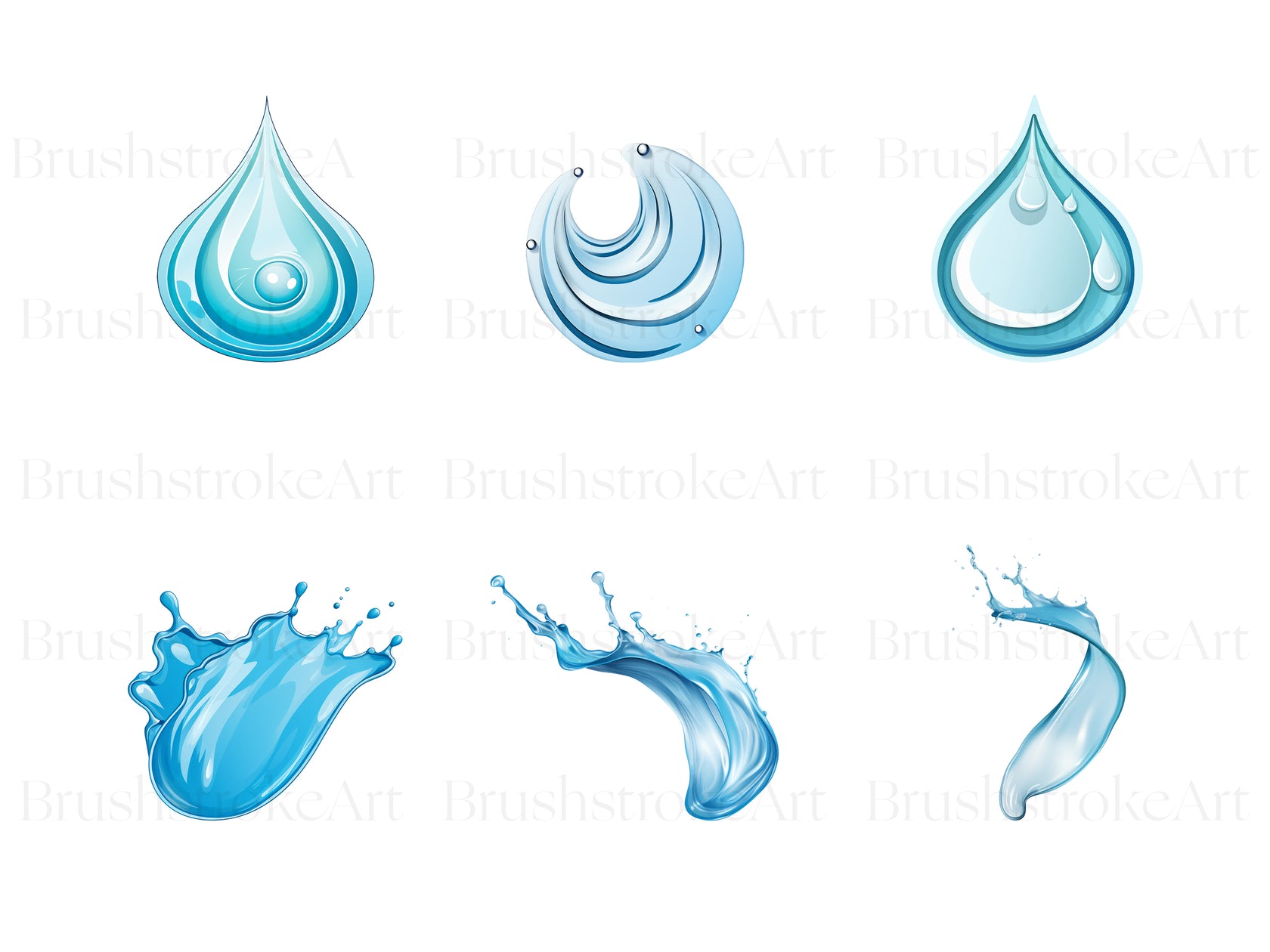 Water Illustration Clipart, Water Splash, Beach Wave PNG – Clipartset