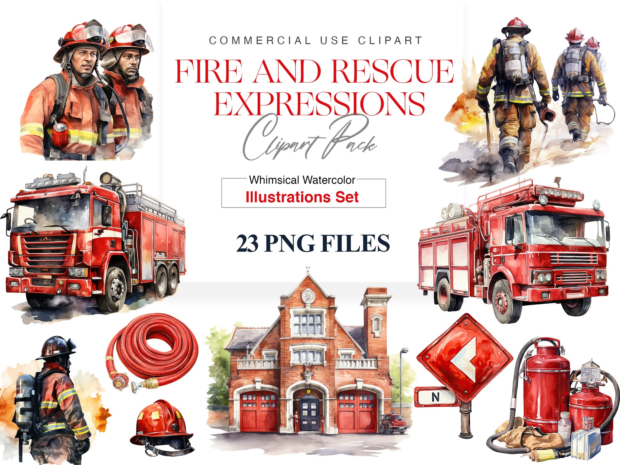 Fire Fighter Clipart, Fire Department, Fireman PNG, Extinguisher, Fire ...